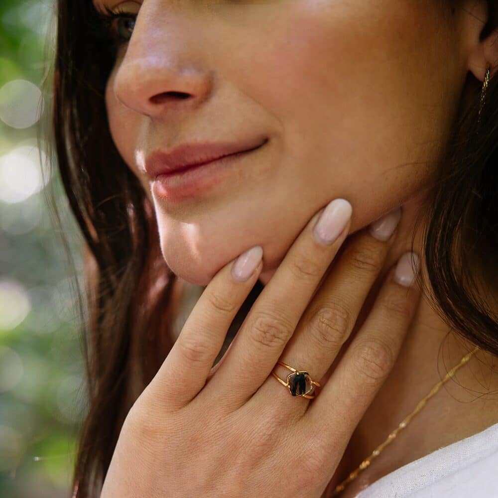 Calming Ring in Gold | Love Lunamei