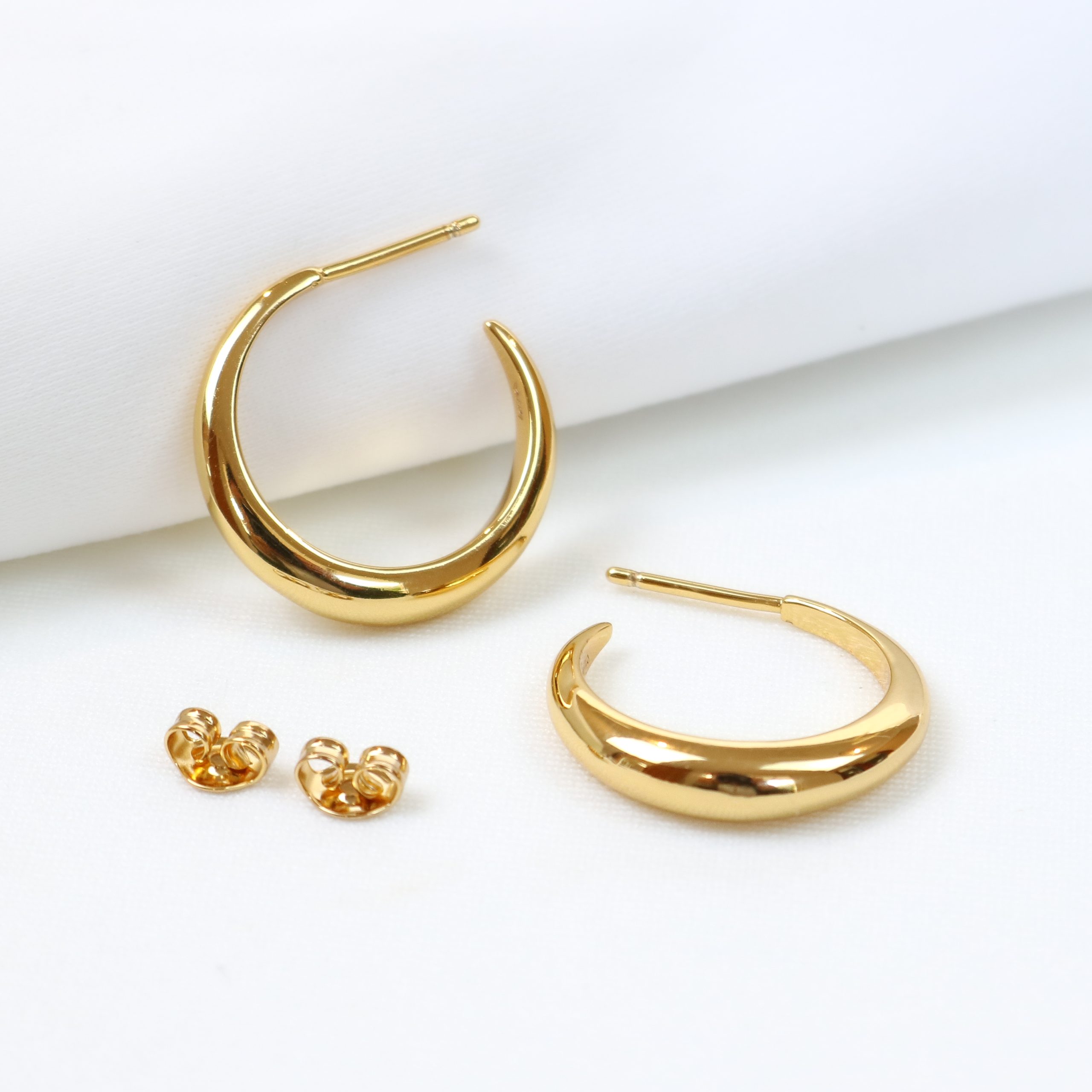 Inca Hoops in Gold | Love Lunamei
