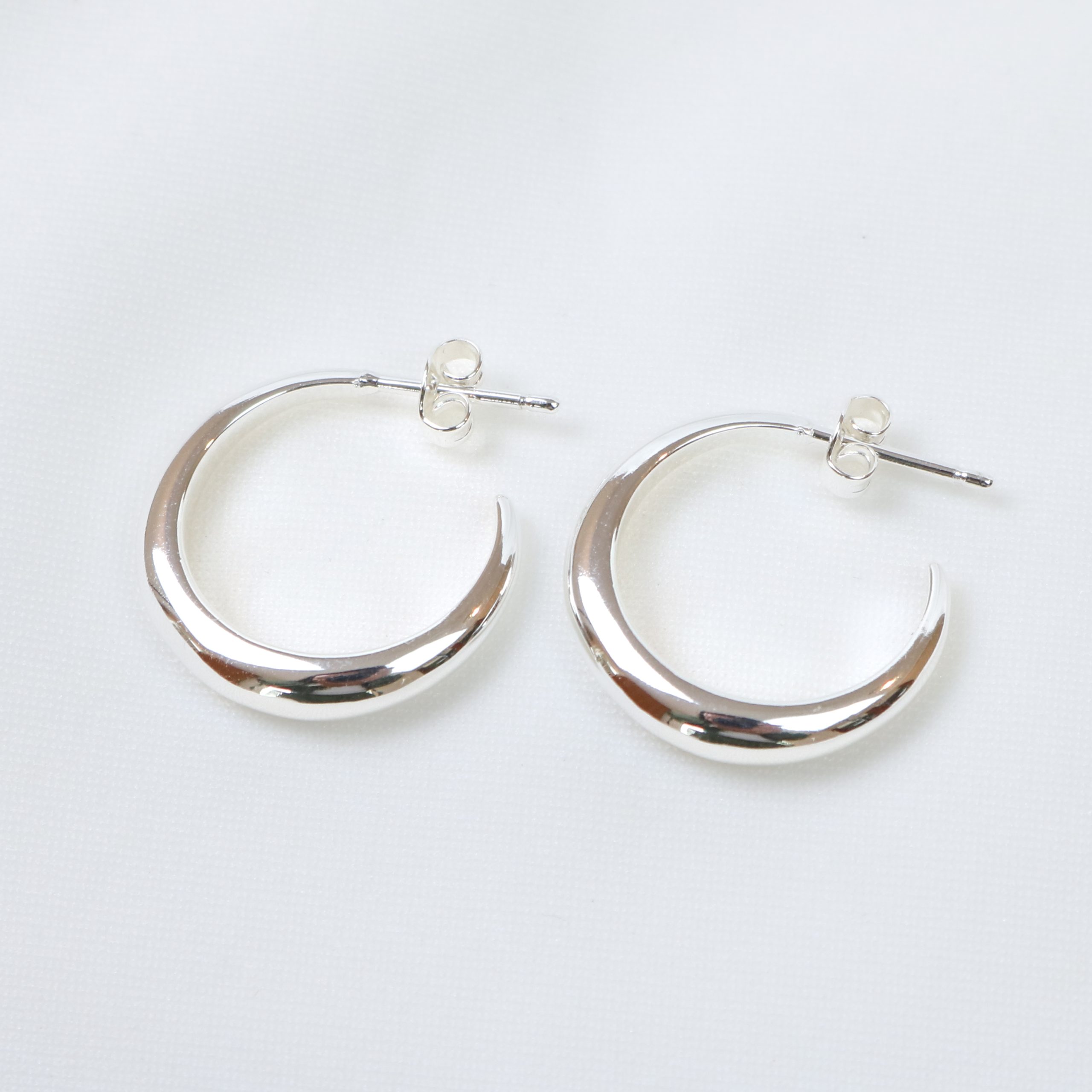 Inca Hoops in Silver | Love Lunamei