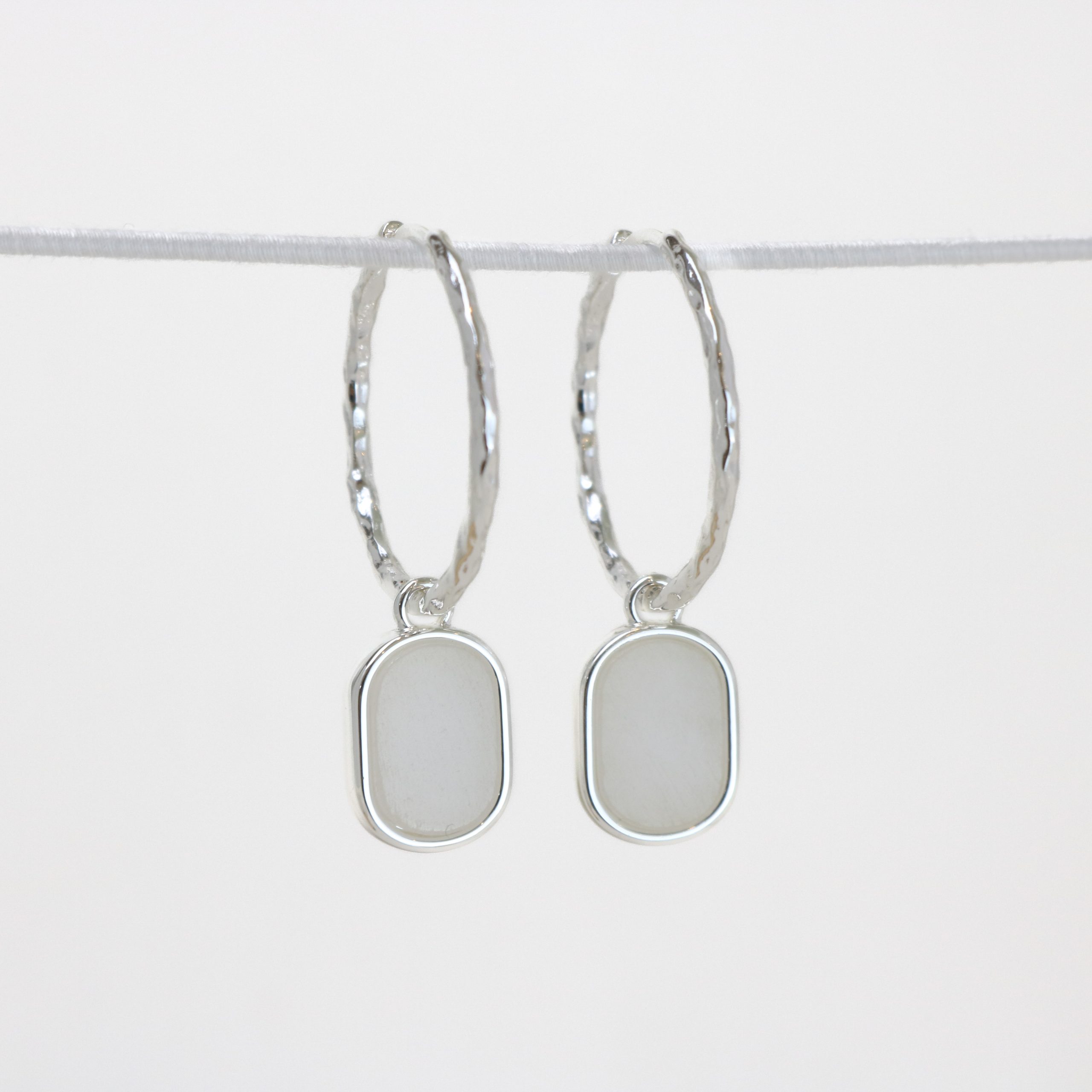 Oriya Earrings in Silver | Love Lunamei